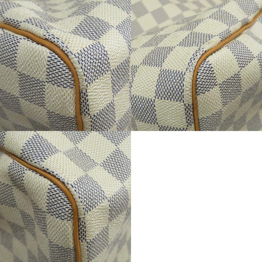 Louis Vuitton | Bags | Louis Vuitton Speedy Damier Azur White Boston ...